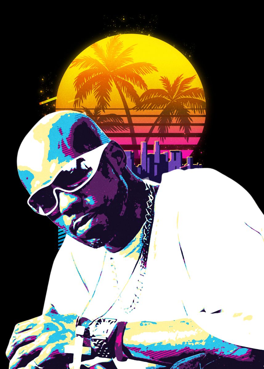 'DMX' Poster, picture, metal print, paint by ron art | Displate