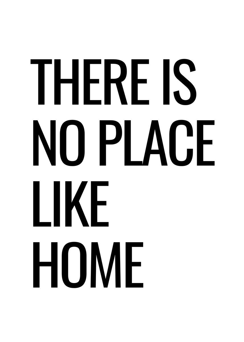 'Home Sweet Home Quote' Poster, picture, metal print, paint by Nae ...