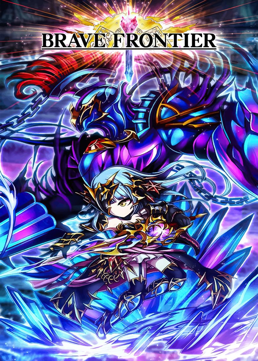 'Brave Frontier Character Art' Poster, picture, metal print, paint by ...