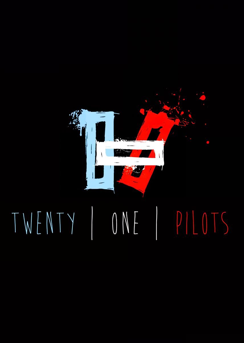 'Twenty One Pilots ' Poster, picture, metal print, paint by amstrong g ...