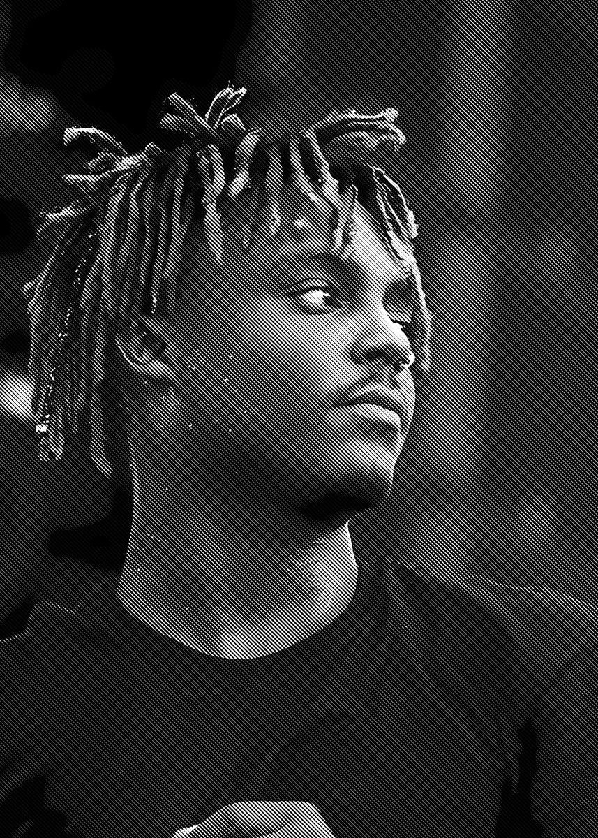 'Juice Wrld Portrait' Poster, picture, metal print, paint by Rick E ...