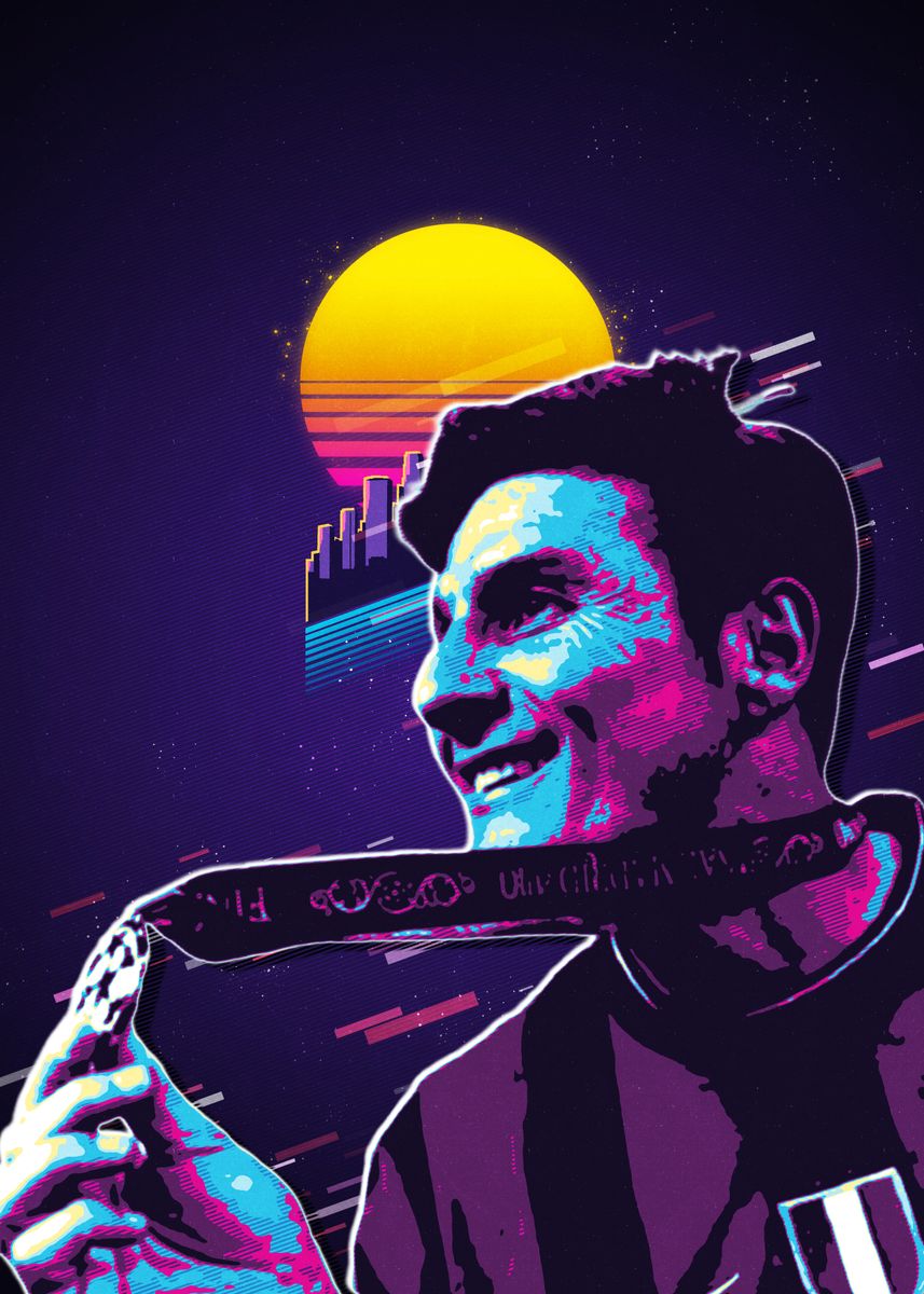 'Messi Retro Art' Poster, picture, metal print, paint by Nusi uci ...