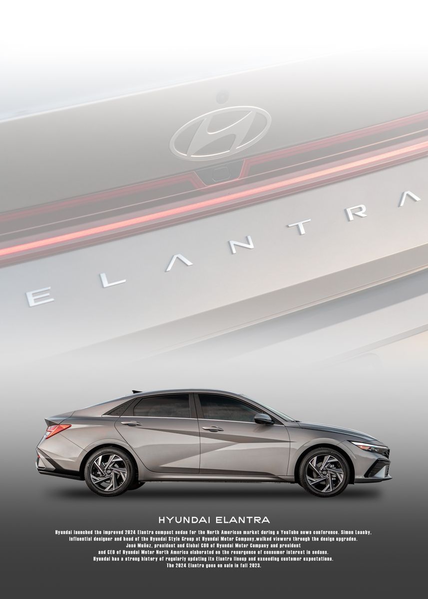 'Hyundai Elantra ' Poster, picture, metal print, paint by capture art ...