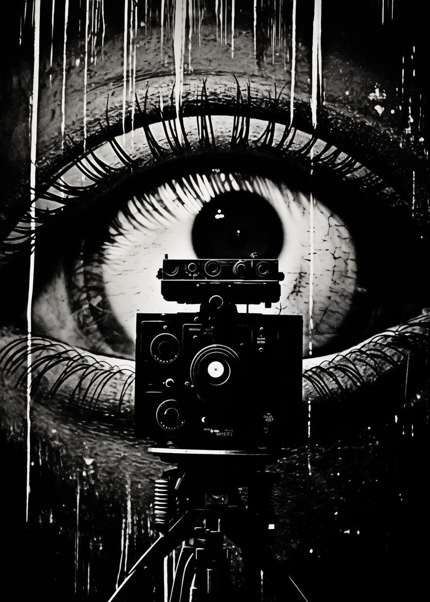 'Eye Camera Surreal Art' Poster, picture, metal print, paint by Roman ...