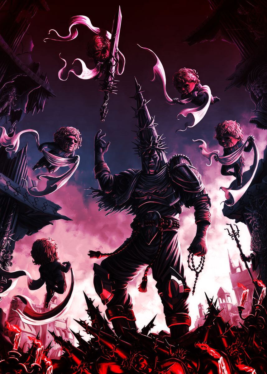 'Blasphemous game ' Poster, picture, metal print, paint by yellow tea ...