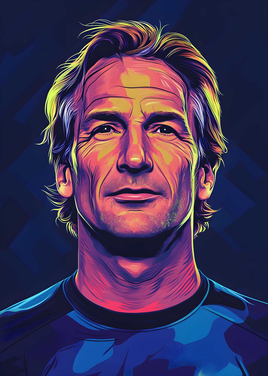 'Jurgen Klinsmann' Poster, picture, metal print, paint by Arianne95 ...