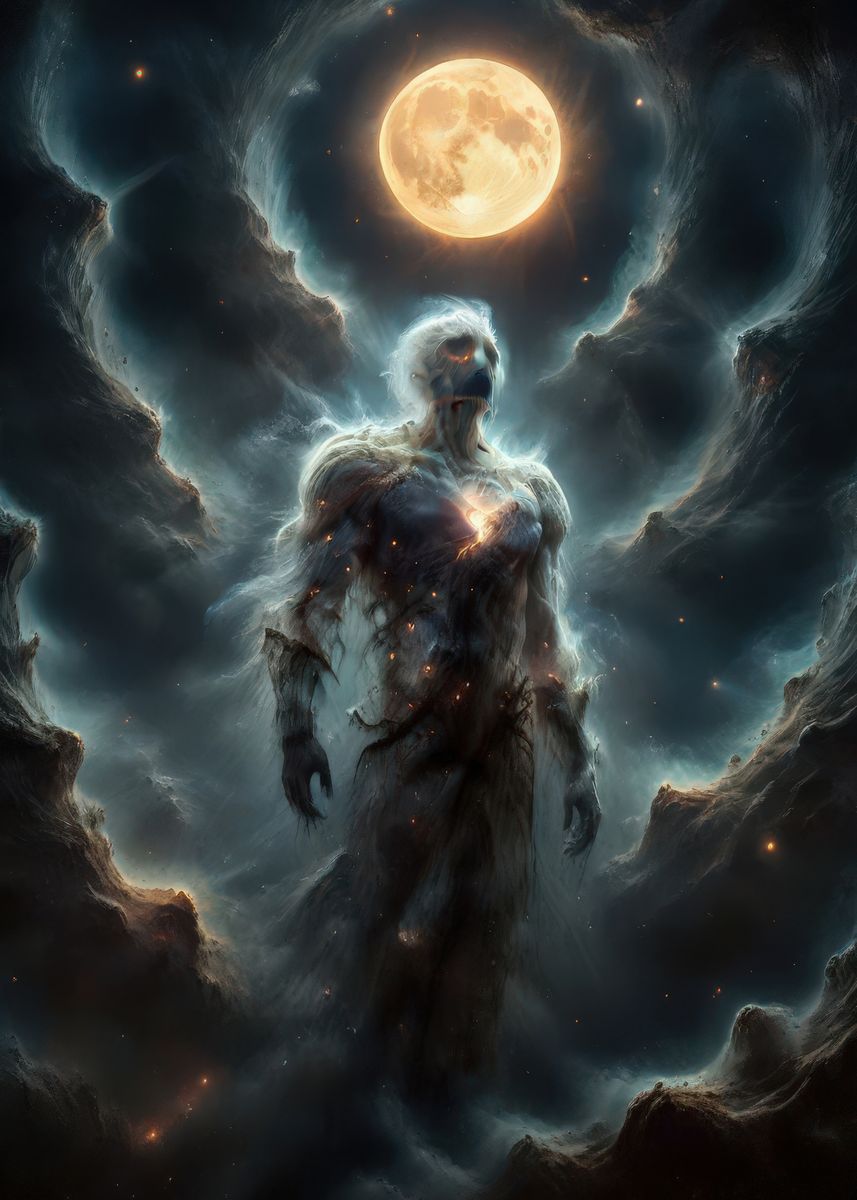 'Cosmic Titan' Poster, picture, metal print, paint by Realmwalkers ...