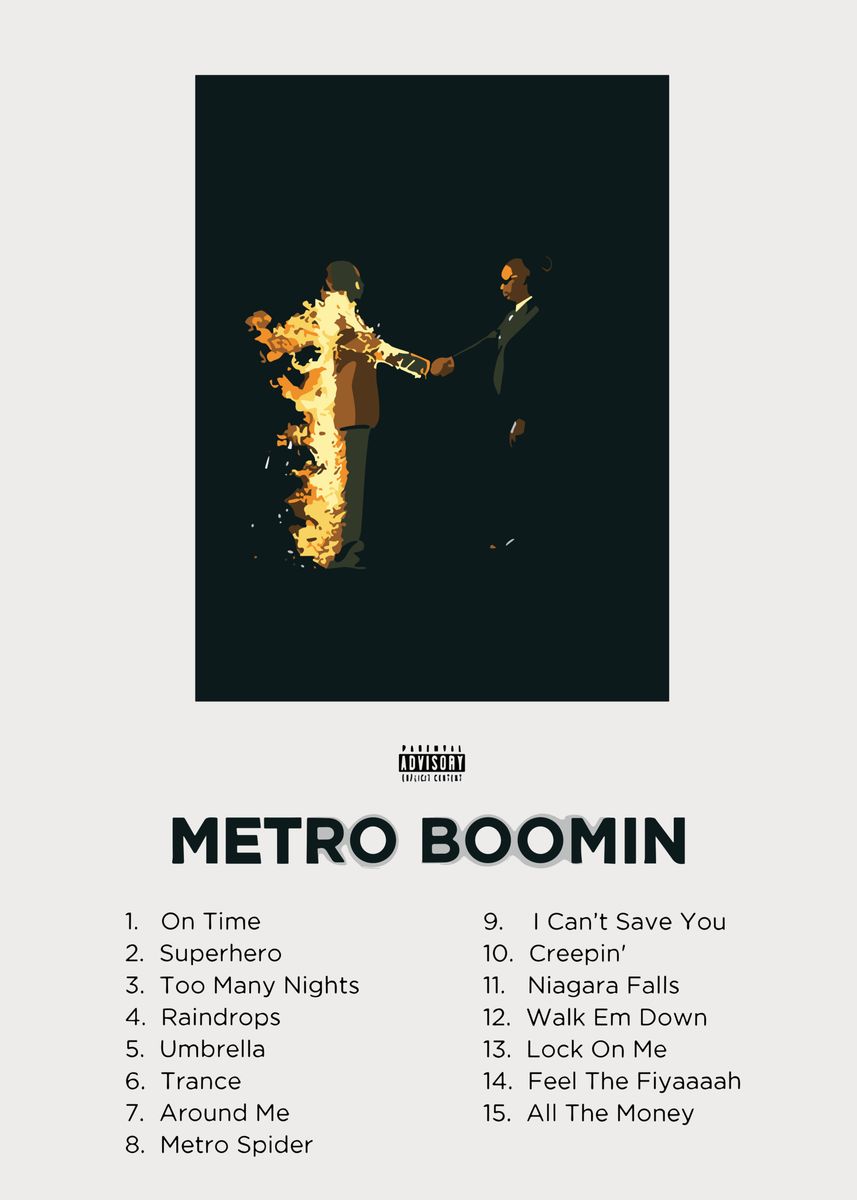 'Metro Boomin ' Poster, picture, metal print, paint by Snoor | Displate