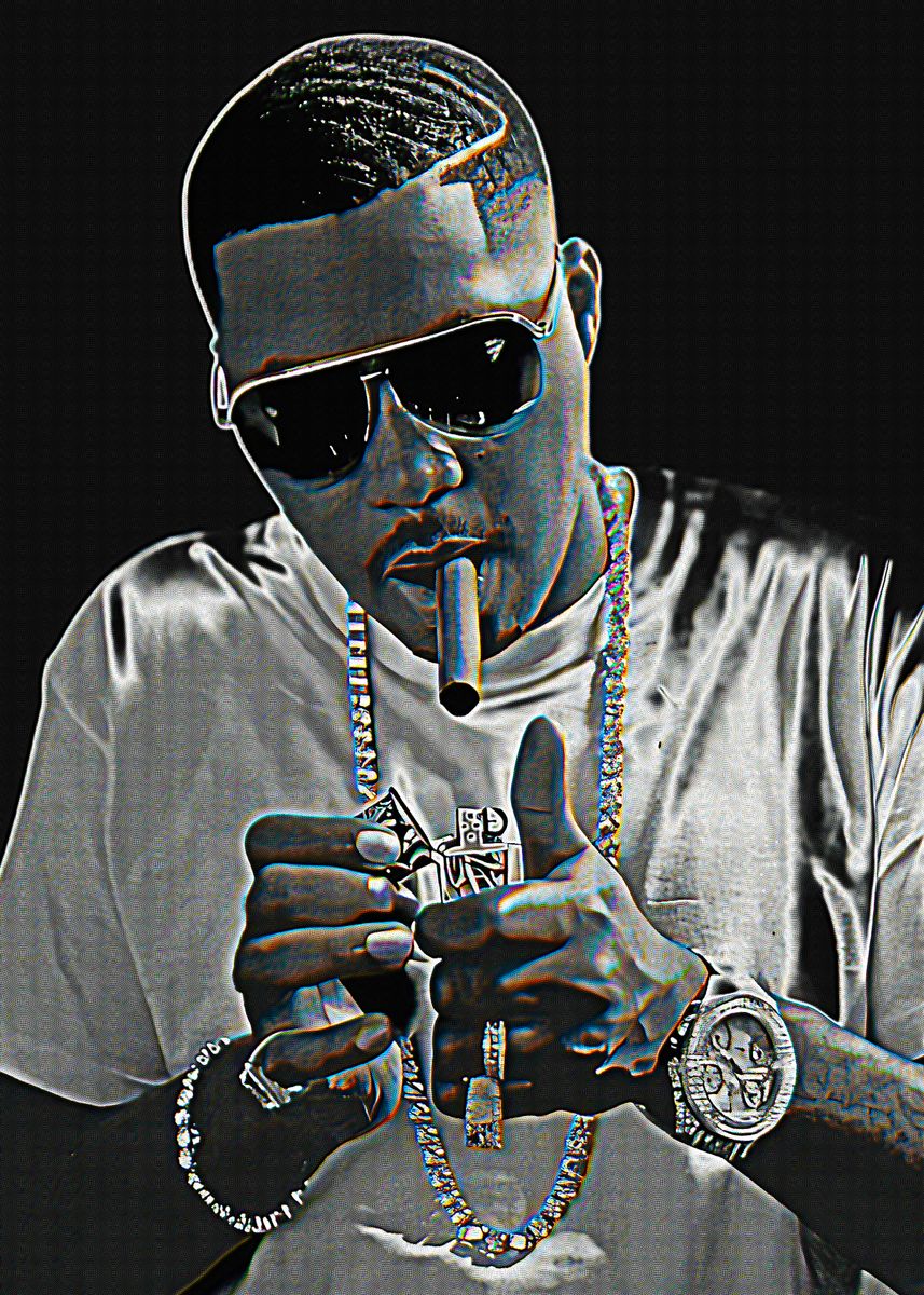 'Nas - Nasir' Poster, picture, metal print, paint by inoginoe | Displate