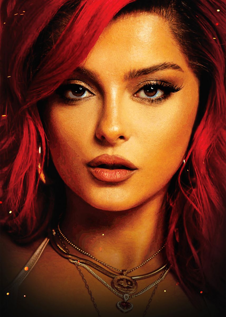 'Bebe Rexha Portrait Art' Poster, picture, metal print, paint by Micho ...