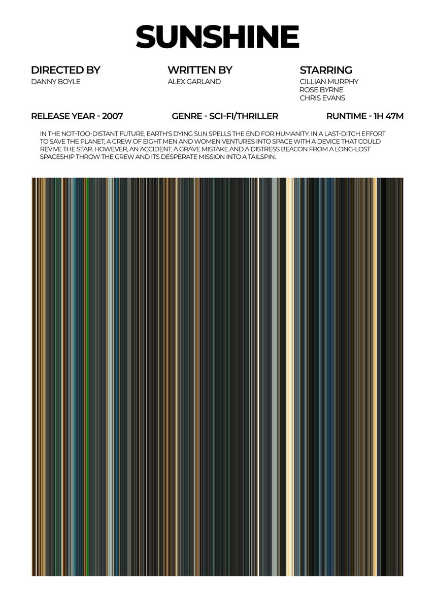 'Sunshine Movie Poster' Poster, picture, metal print, paint by ...