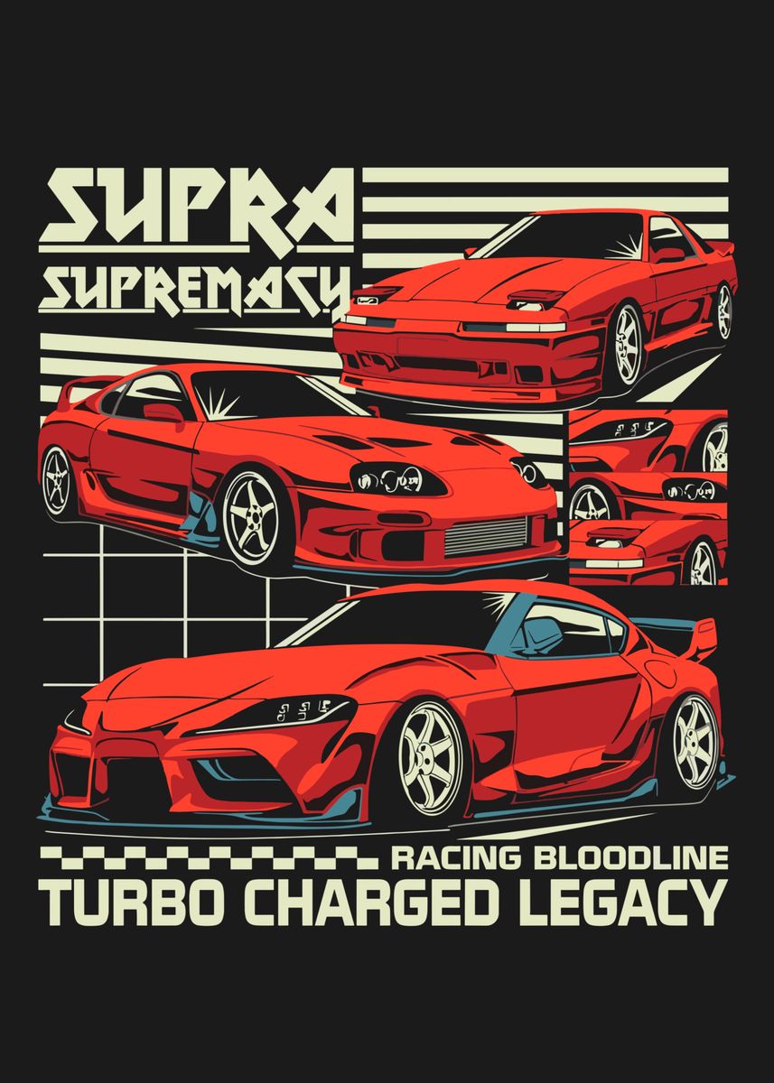 'Supra Legacy Print' Poster, picture, metal print, paint by Pargoy Art ...