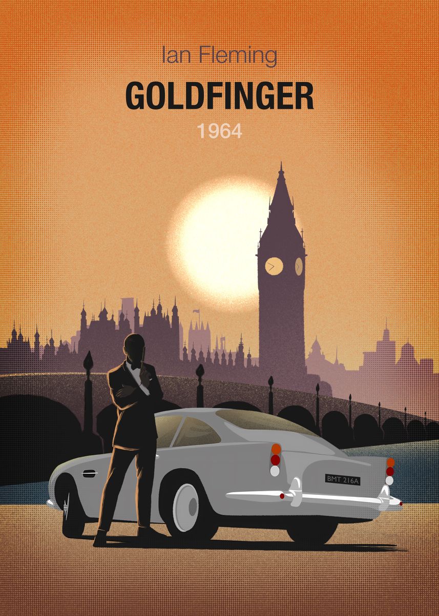 'Goldfinger Movie' Poster, picture, metal print, paint by Fadilr R ...