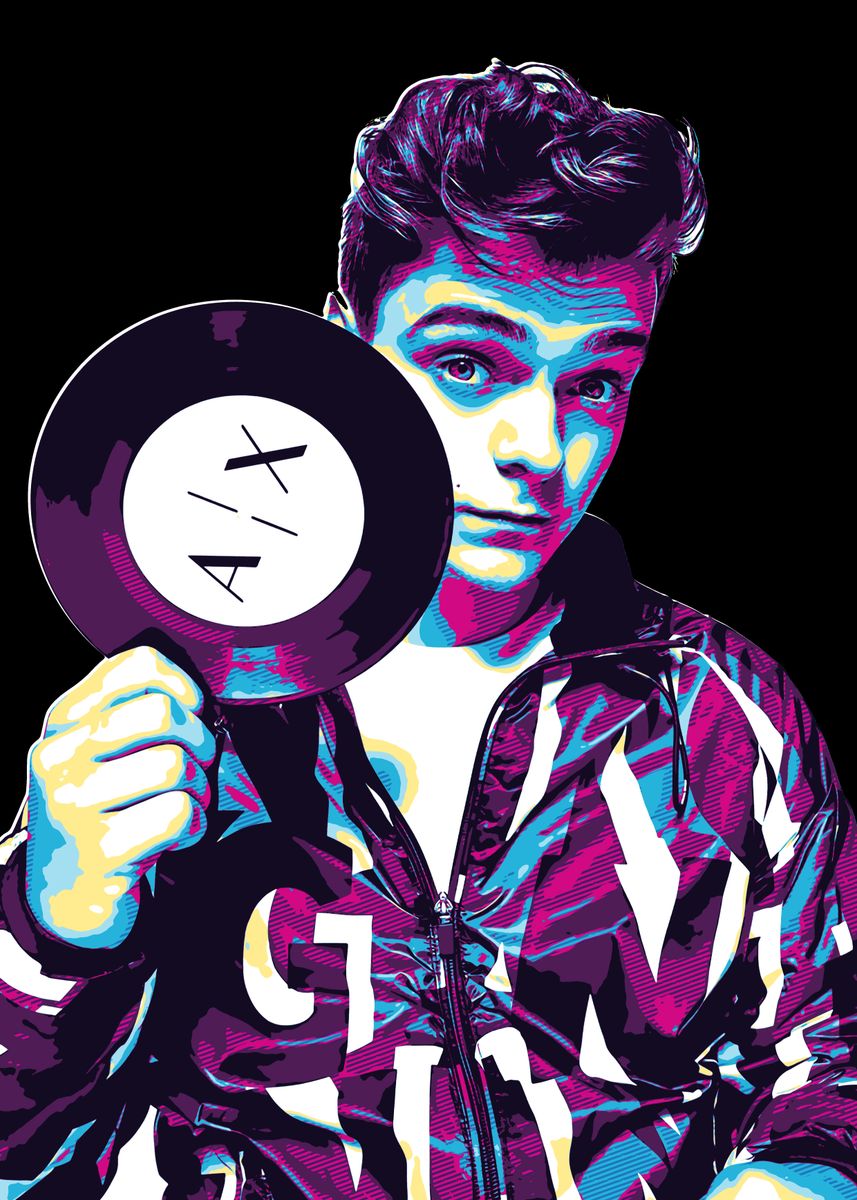 'Martin Garrix Retro Style' Poster, picture, metal print, paint by Papa ...