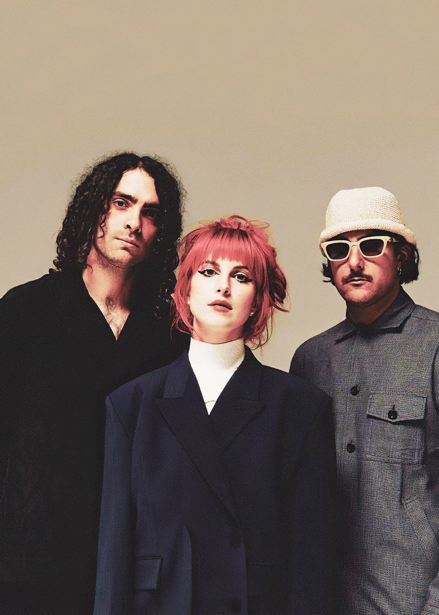 'Paramore' Poster, picture, metal print, paint by Jennyfillio | Displate