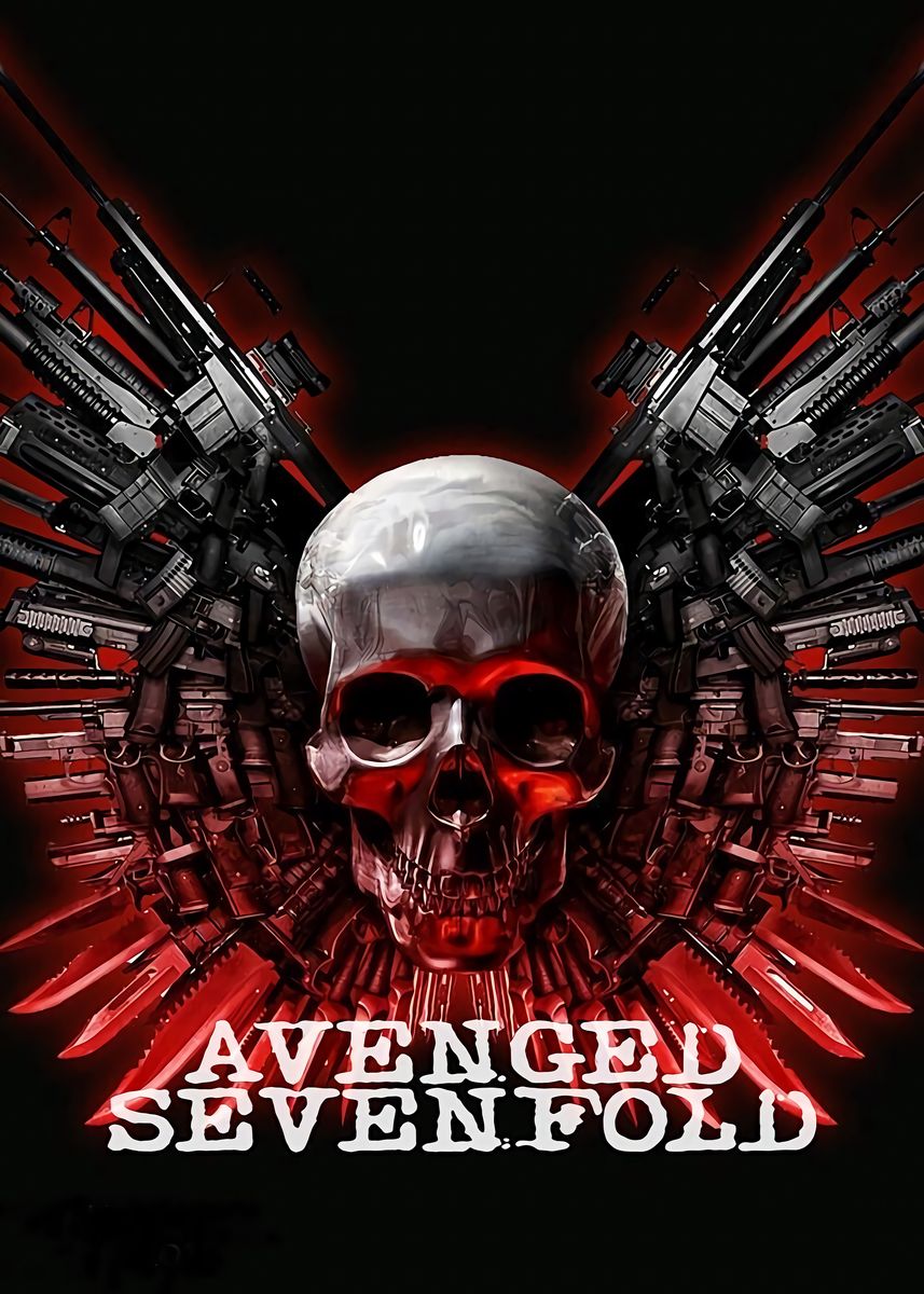'Avenged Sevenfold ' Poster, picture, metal print, paint by Kang ...