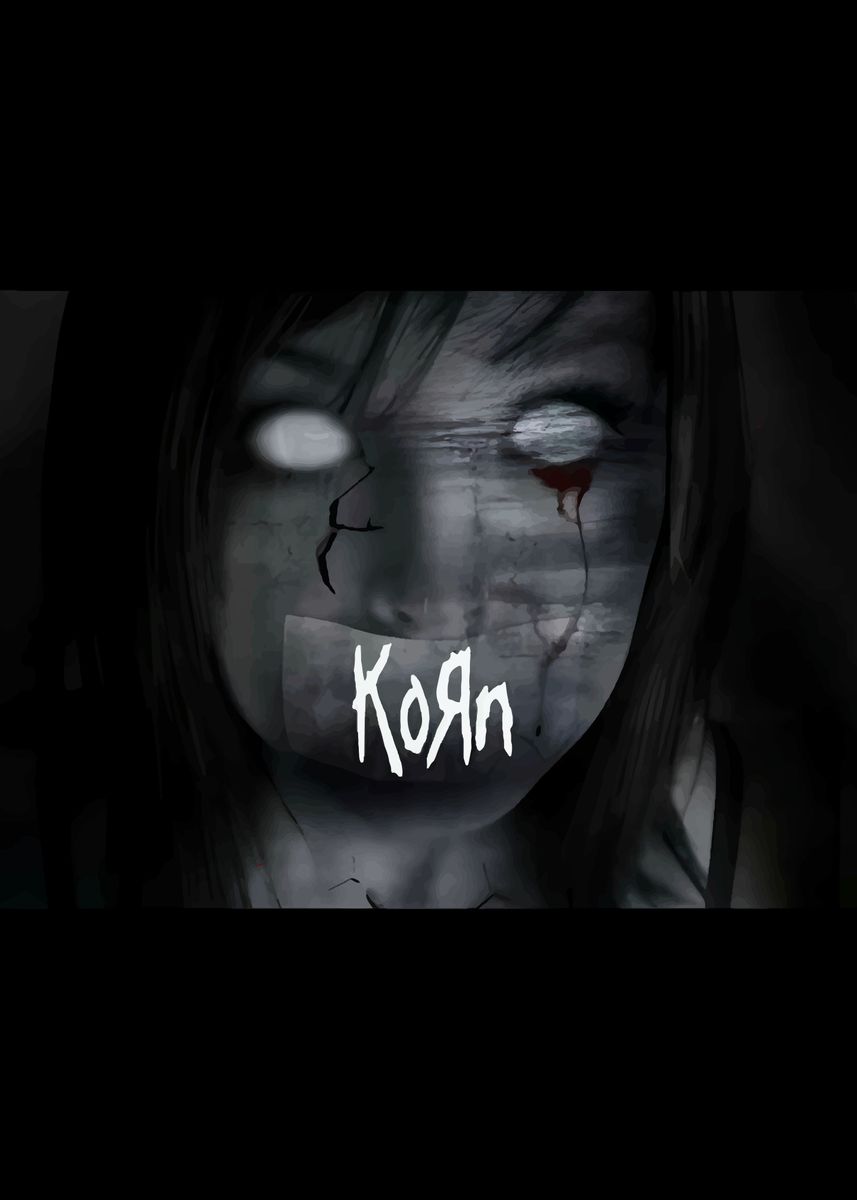 'Korn Band Art' Poster, picture, metal print, paint by DESTA LAURA ...