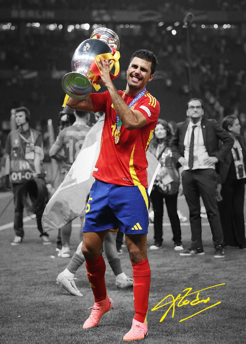 'Rodri' Poster, picture, metal print, paint by Daisy Donna | Displate