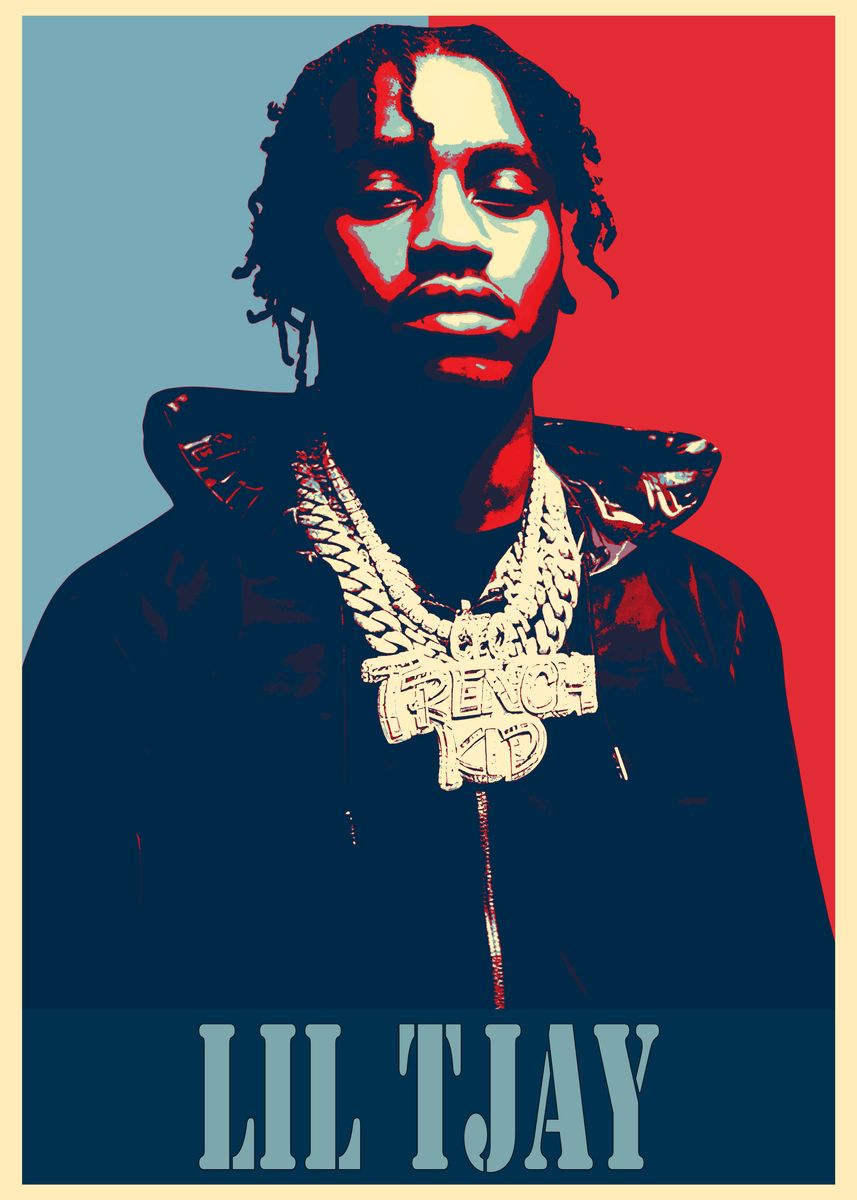 'Lil Tjay Poster' Poster, picture, metal print, paint by MAIYAHKU ...