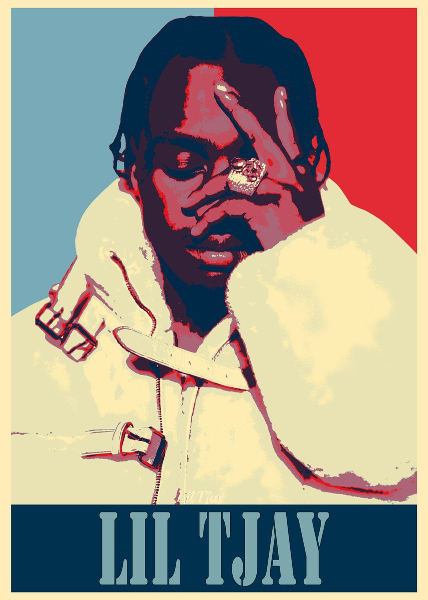 'Lil Tjay Poster Art' Poster, picture, metal print, paint by MAIYAHKU ...