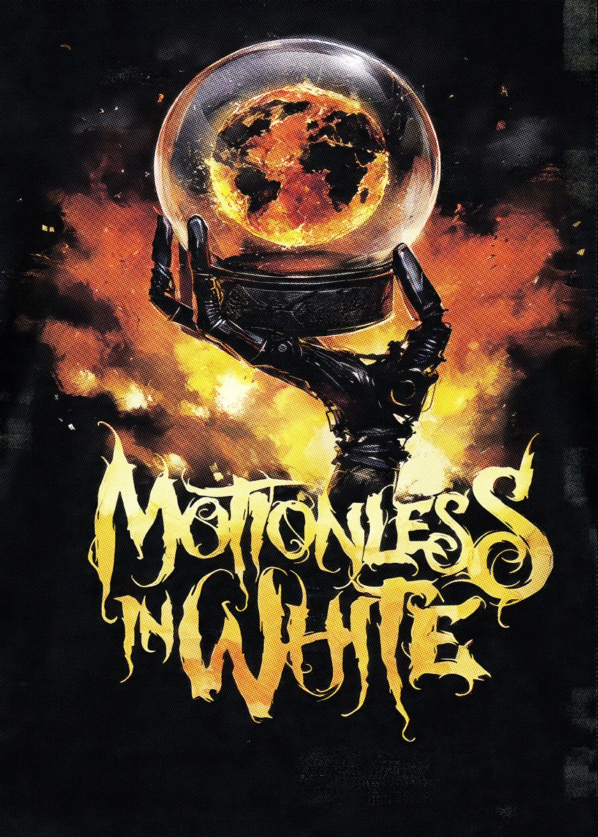 'Motionless in White Album ' Poster, picture, metal print, paint by ...