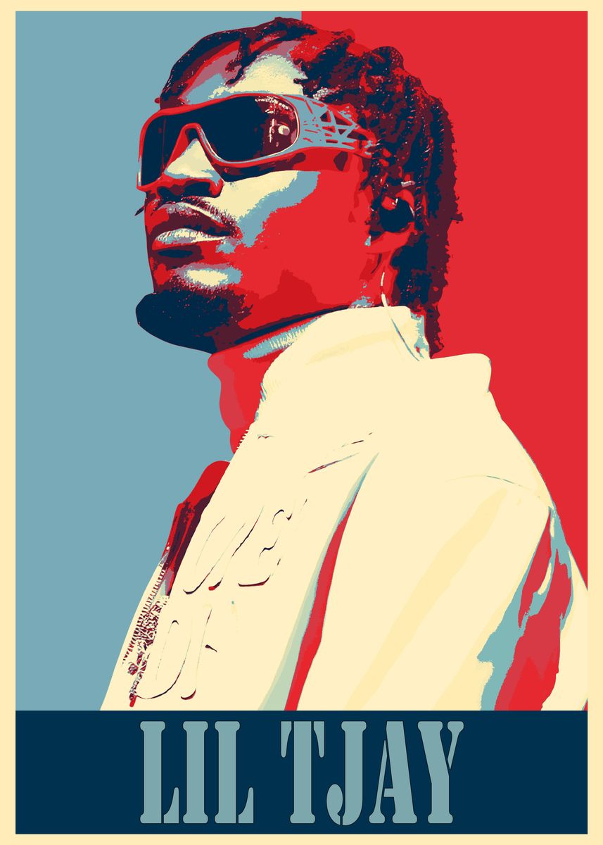 'Lil Tjay hope style' Poster, picture, metal print, paint by ENYA ...
