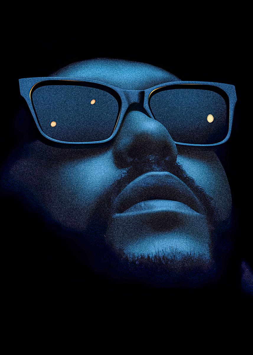 'The Weeknd in Sunglasses' Poster, picture, metal print, paint by ...