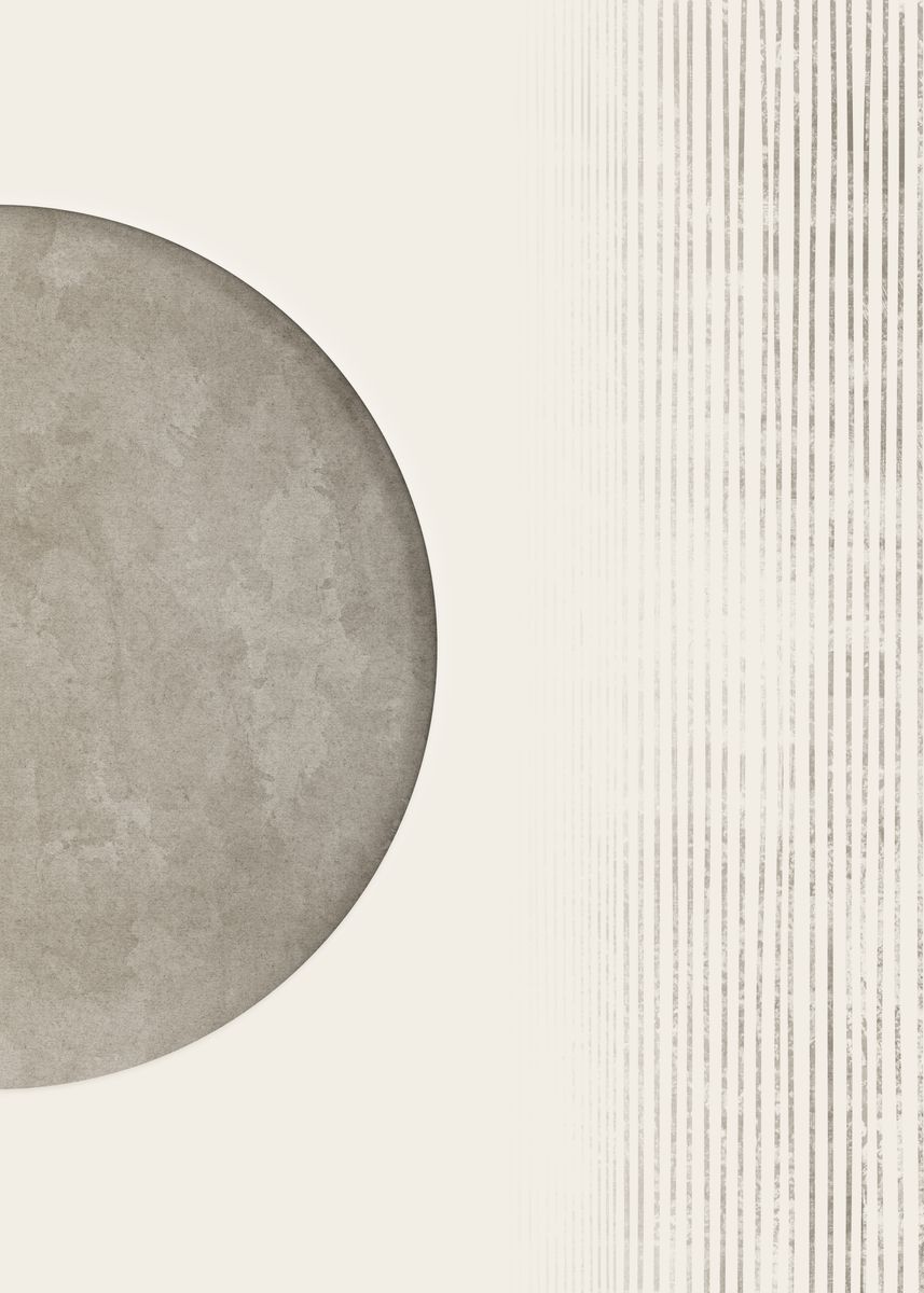 'Soft Geometry No2' Poster, picture, metal print, paint by Ema Paraschiv | Displate