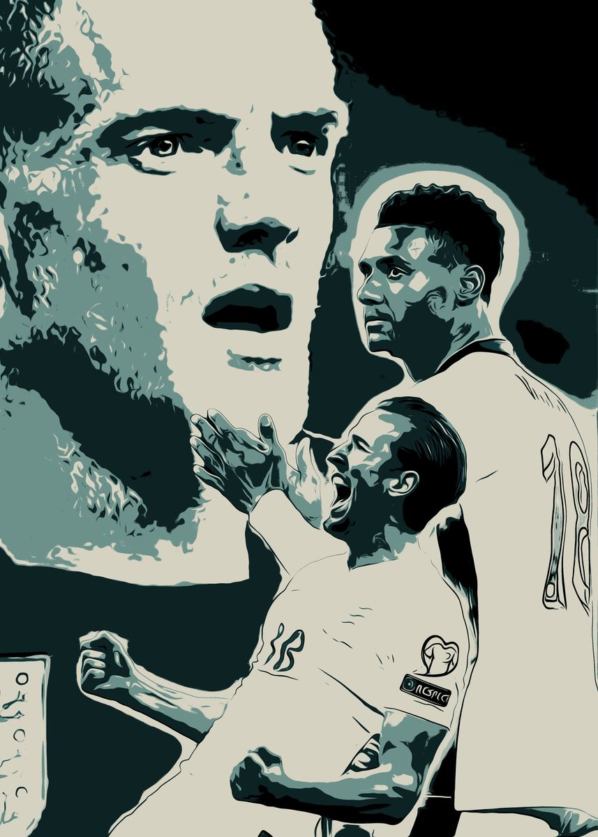 'Harry Kane' Poster, picture, metal print, paint by Gen 19 | Displate