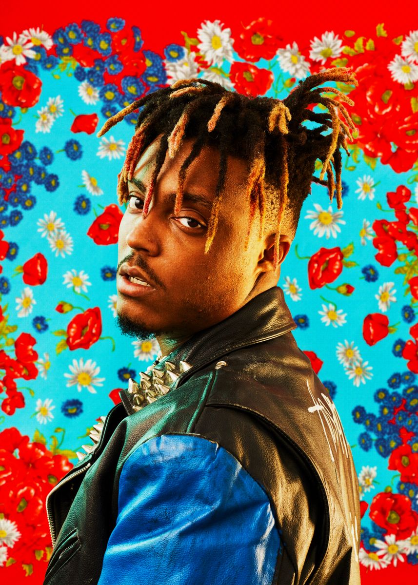 'Juice Wrld Portrait' Poster, picture, metal print, paint by Bendrat ...