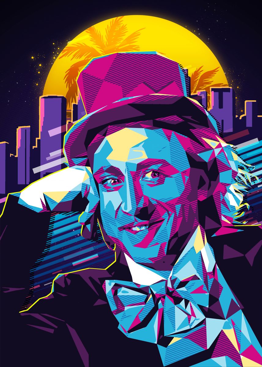 'Retro sarcasm meme Pop Art Portrait' Poster, picture, metal print ...