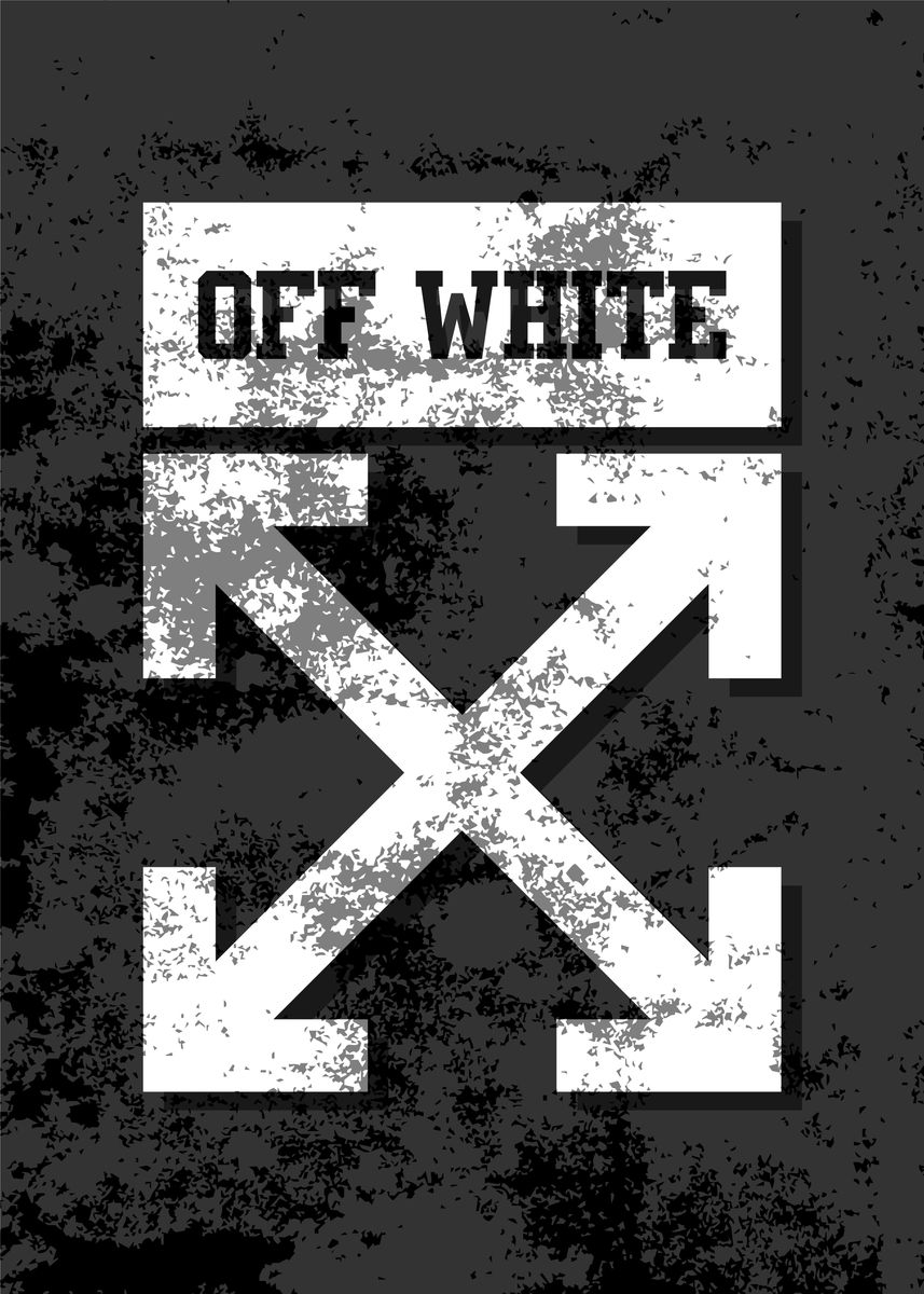 'Off-White Logo' Poster, picture, metal print, paint by Bestselling ...