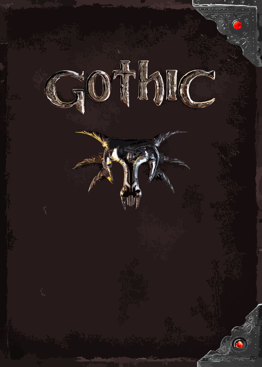'Gothic Game Cover' Poster, picture, metal print, paint by Riedha ...