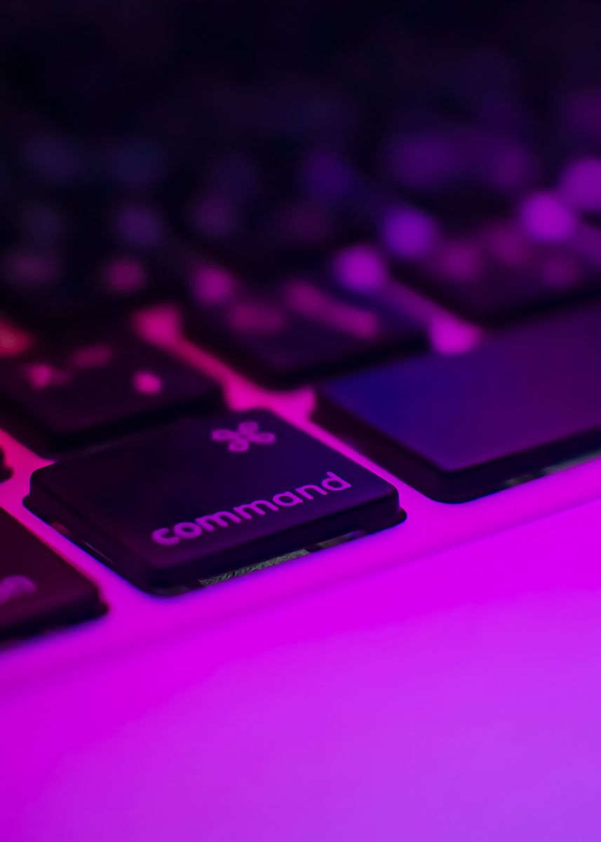 'Command Key Close-up' Poster, picture, metal print, paint by DaGont ...