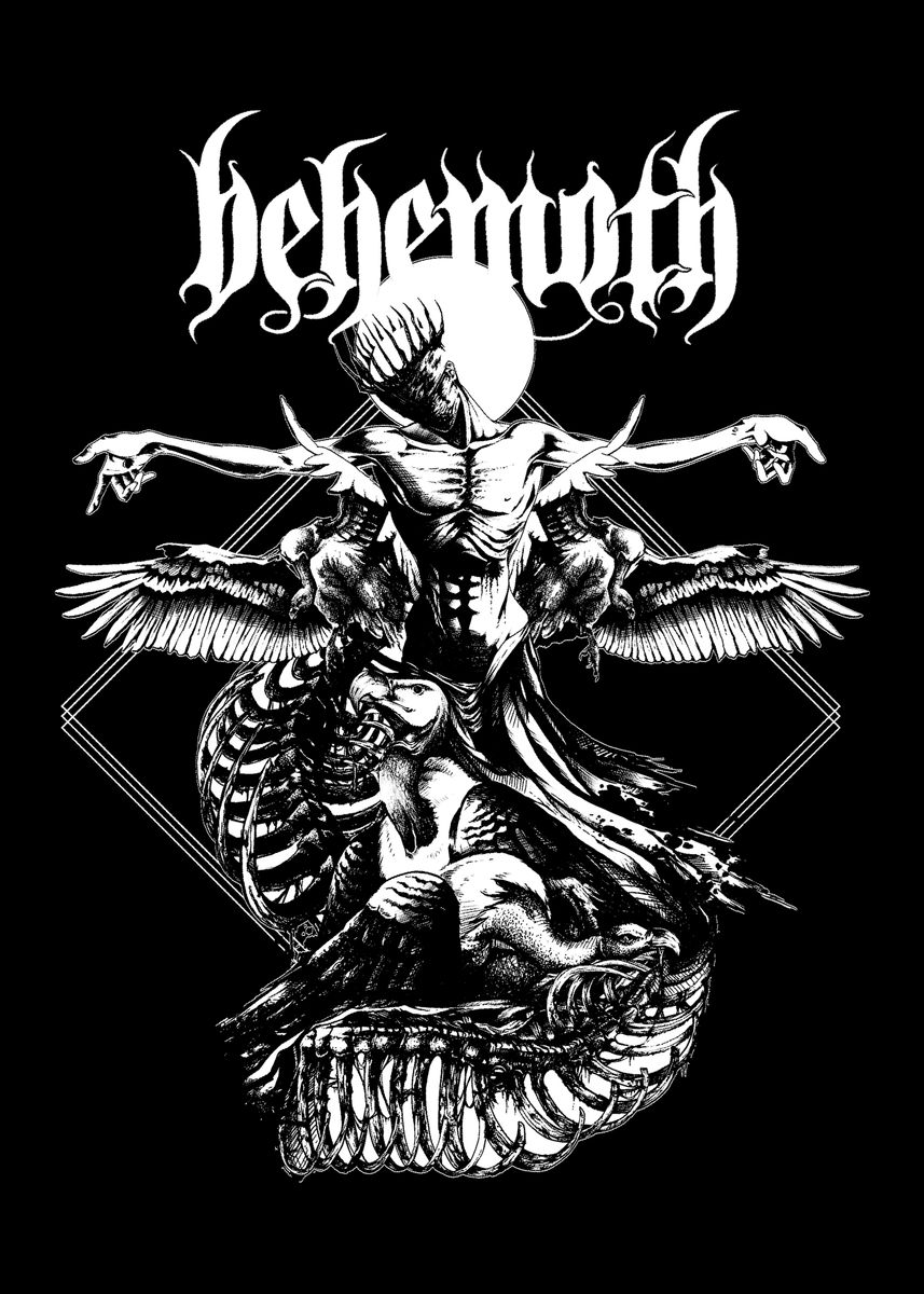 'Behemoth Band Artwork' Poster, picture, metal print, paint by Éclips ...