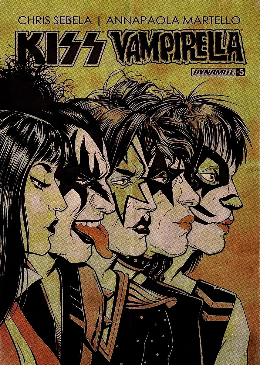 'KISS Vampirella Band' Poster, picture, metal print, paint by eldihihi ...