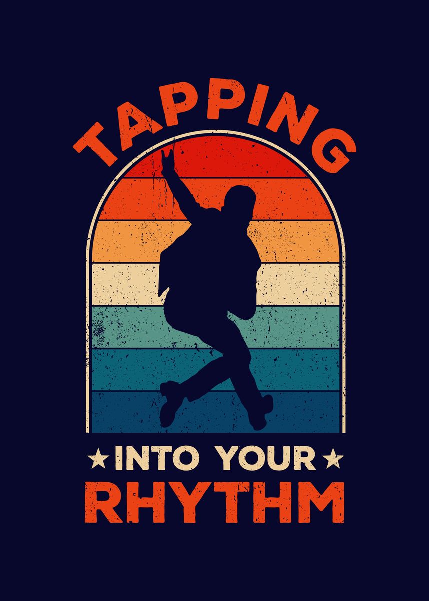 'Tap Dancing Tap Dance' Poster, picture, metal print, paint by MzumO ...