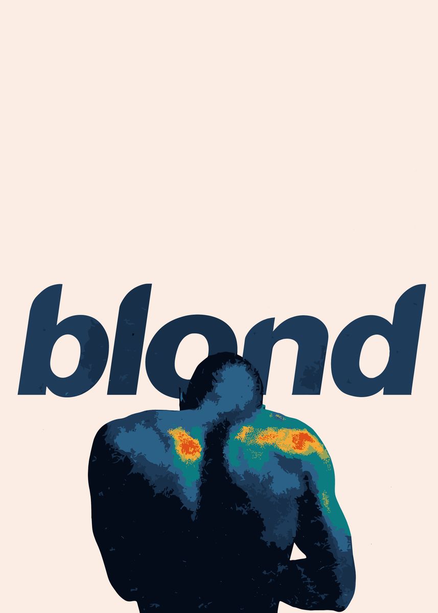 'Frank Ocean Blond Album Cover' Poster, picture, metal print, paint by ...