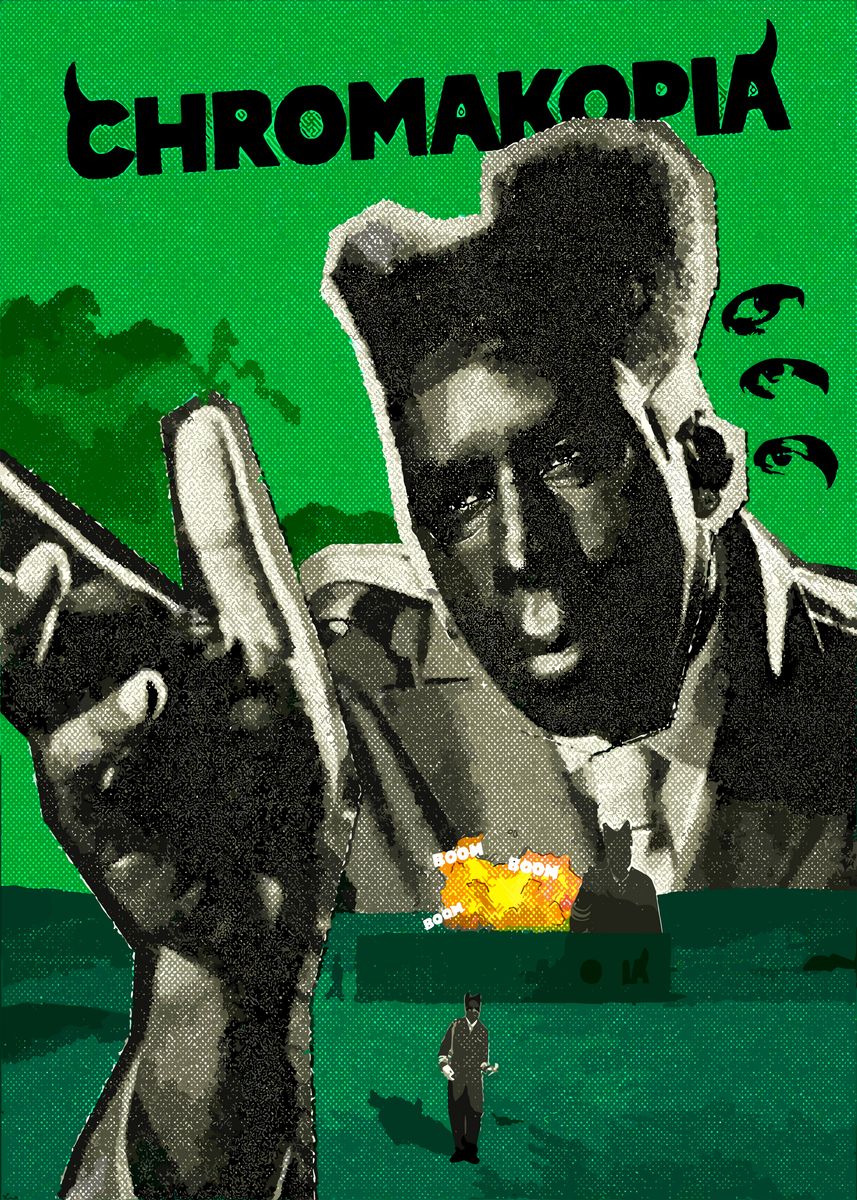 'Tyler the Creator Chromokopia' Poster, picture, metal print, paint by ...