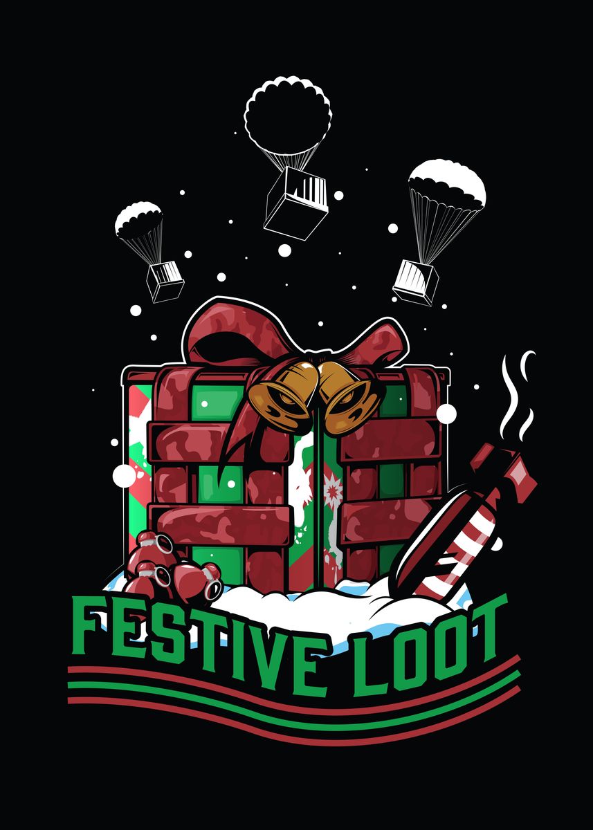 'Festive Loot' Poster, picture, metal print, paint by Call of Duty ...