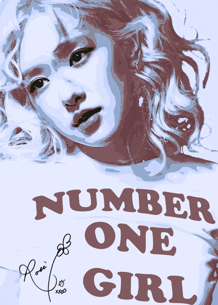'Rose Number One Girl' Poster, picture, metal print, paint by Papa ...