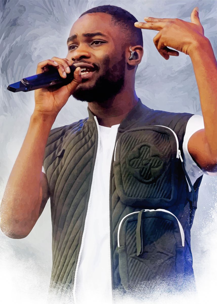 'DAVE' Poster, picture, metal print, paint by Micho Abstract | Displate