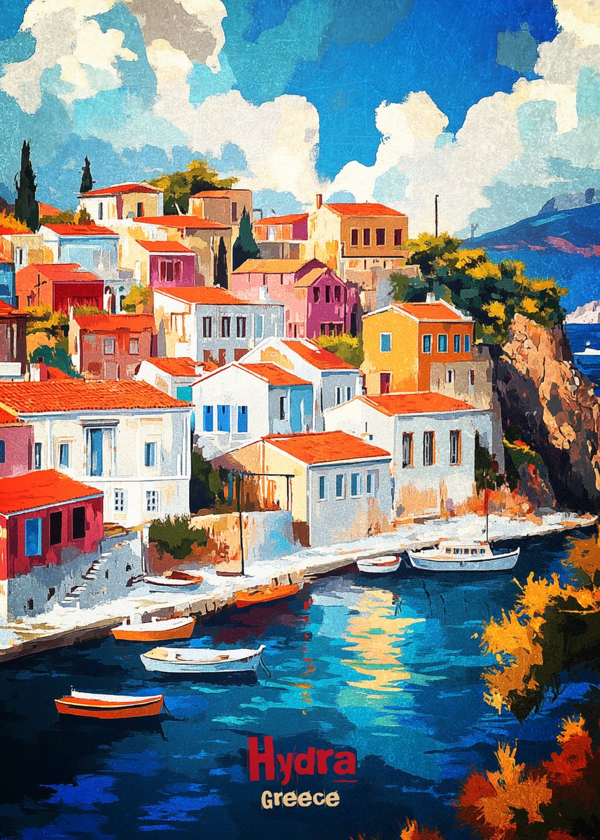 'Hydra Art Poster' Poster, picture, metal print, paint by Mehdi | Displate