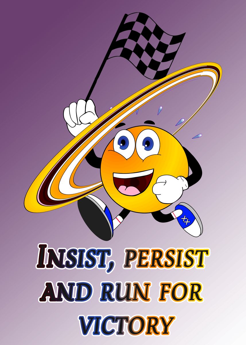 'Run for Victory' Poster, picture, metal print, paint by Luciano Fiore ...