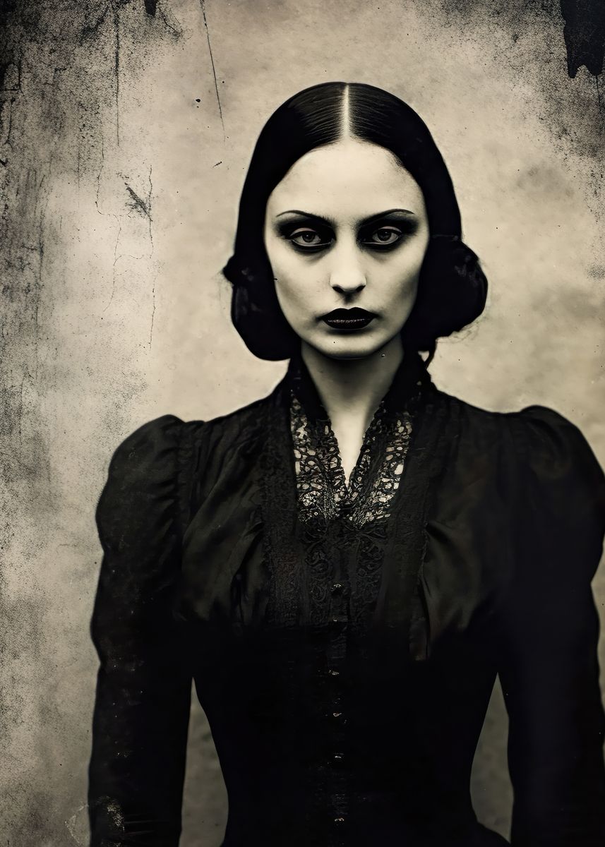 'Victorian Gothic Woman' Poster, picture, metal print, paint by Robb ...