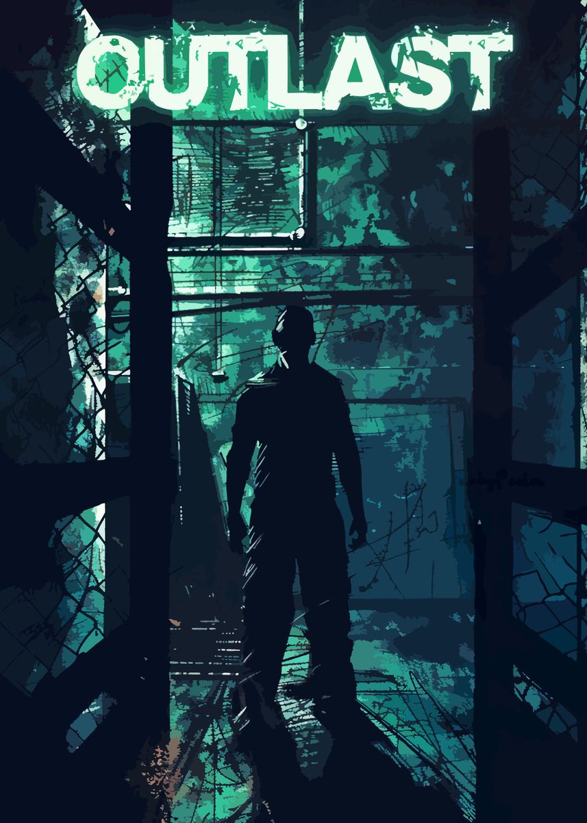 'Outlast Game Artwork' Poster, picture, metal print, paint by ...