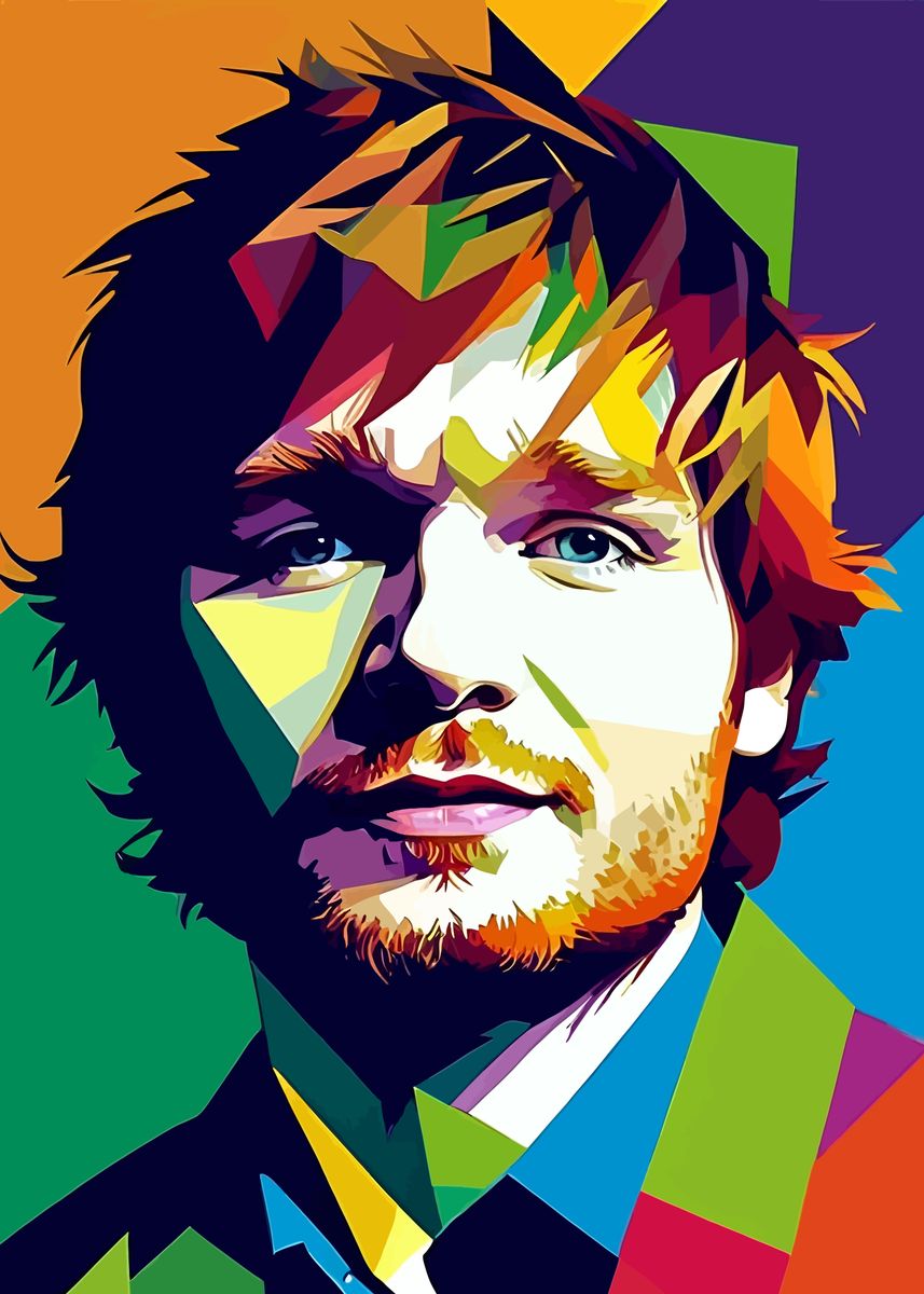 'British Singer Pop Art Portrait' Poster, picture, metal print, paint ...