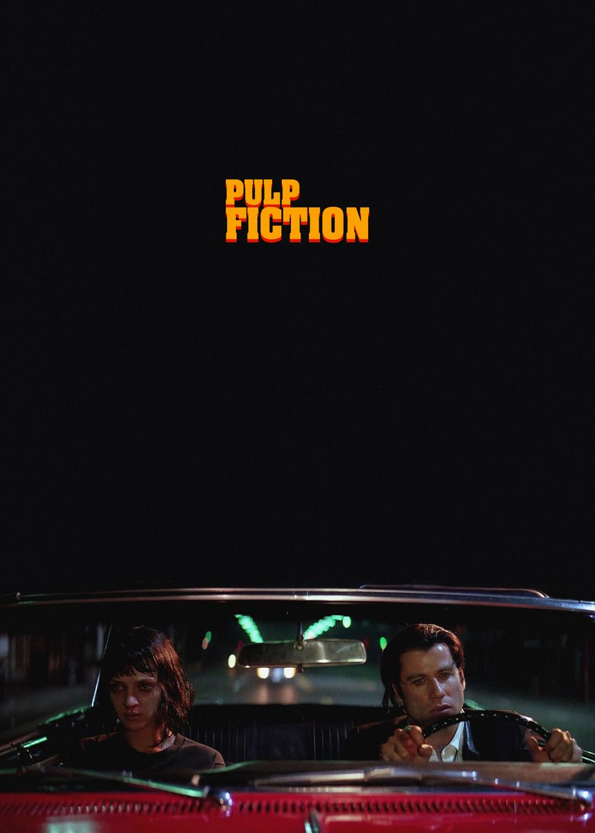 'Pulp Fiction ' Poster, picture, metal print, paint by Nerdworld 1 ...