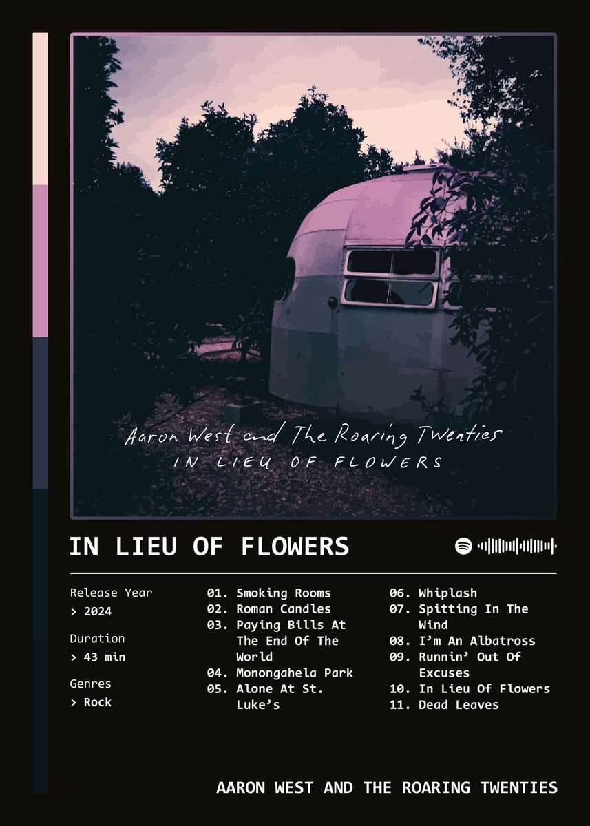 'In Lieu Of Flowers (2024) Album by Aaron West and The Roaring Twenties ...