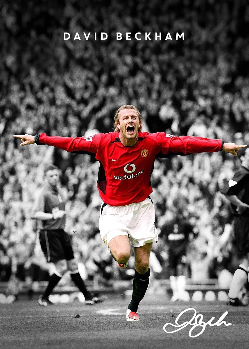 'David Beckham' Poster, picture, metal print, paint by Daisy Donna ...